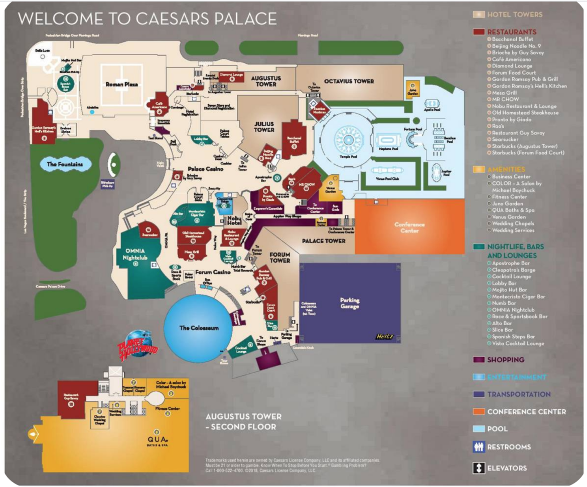 【拉斯維加斯Las Vegas】賭城Caesars Palace凱薩皇宮！超奢華享受！ — Let‘s travel!